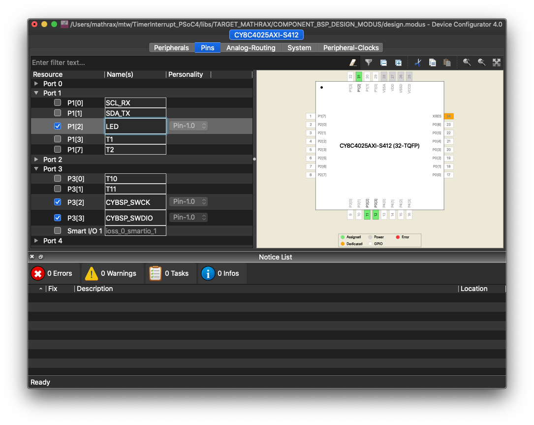 PSoC4 : Timer Interrupt – MATHRAX